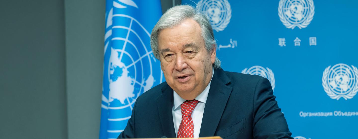 Gaza : pour Guterres, la voie à suivre est claire : cessez-le-feu humanitaire et libération des ...